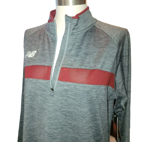 New Balance | Jackets & Coats | New Balance 4 Zip Up Jacket Grey Fleck ...